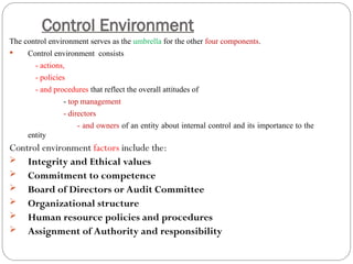 ch-4 Internal Control ppt.ppt auditing principles and practice I | PPT