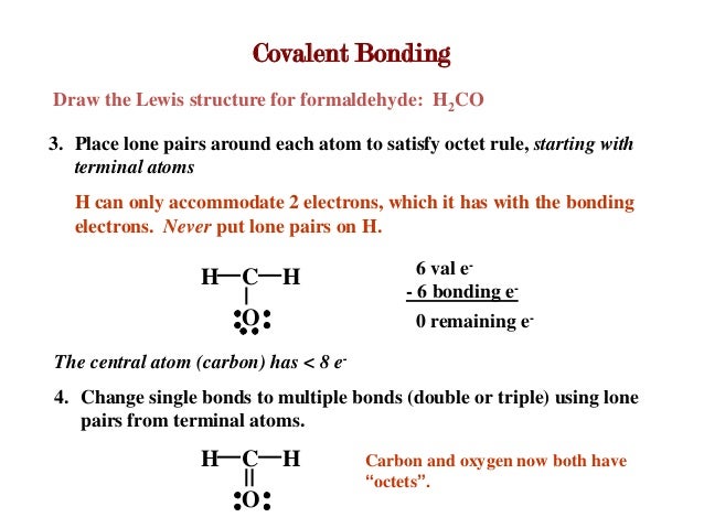 Lewis Structure Of Formaldehyde