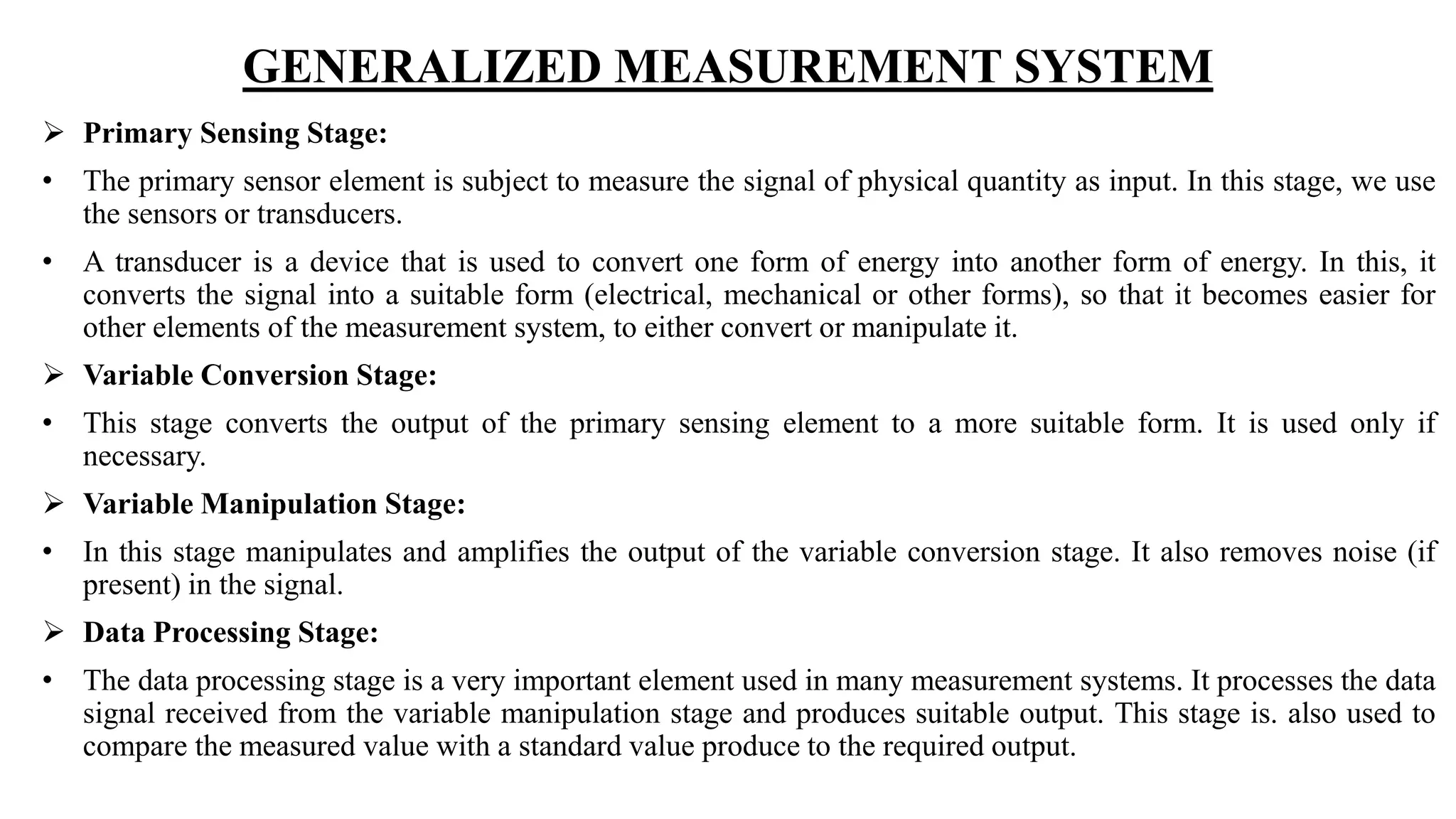 Ch-4: Measurement systems and basic concepts of measurement methods | PPTX