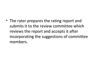 Ch 4 merit rating and job details | PPT