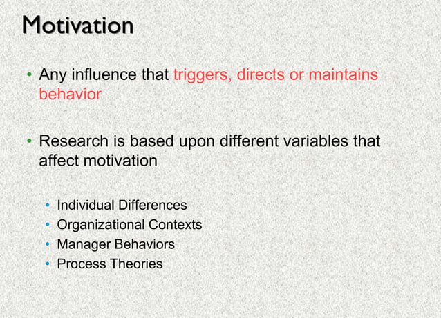 CH-4 Motivation at Work.ppt............. | PPT