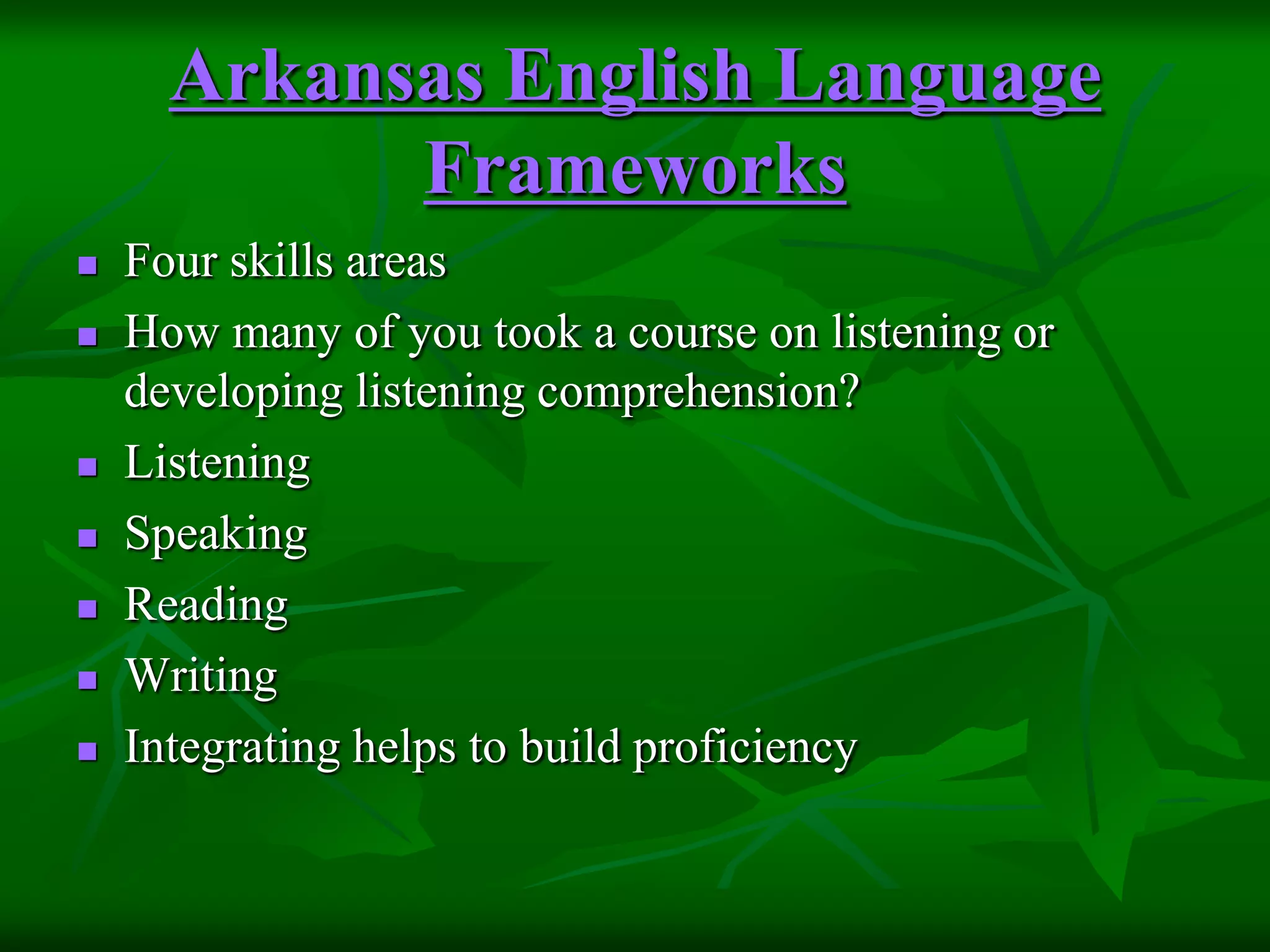 Ch. 4 oracy & literacy for english language learners | PPT