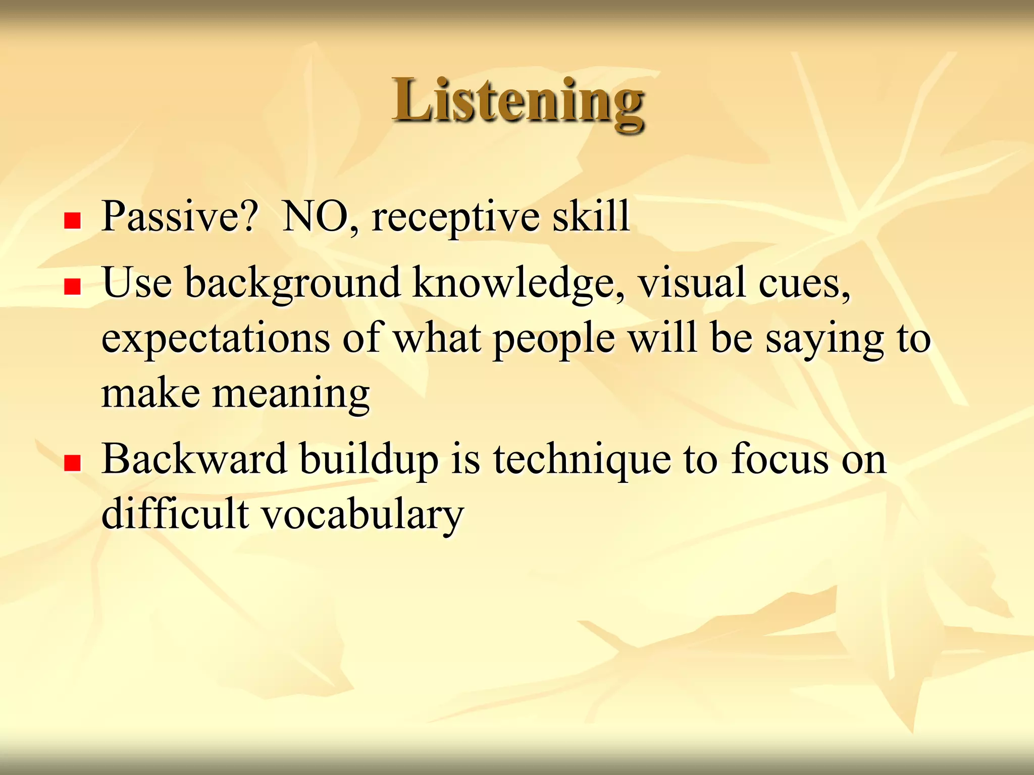 Ch. 4 oracy & literacy for english language learners | PPT