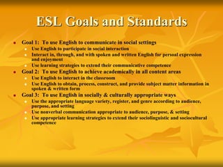 Ch. 4 oracy & literacy for english language learners | PPT