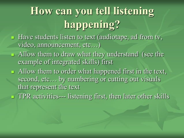 Ch. 4 oracy & literacy for english language learners | PPT