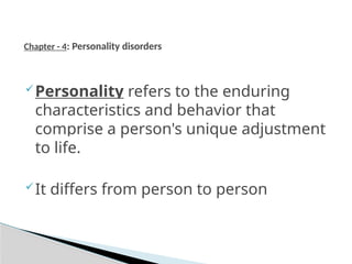 ch-4 personality disorders .........pptx