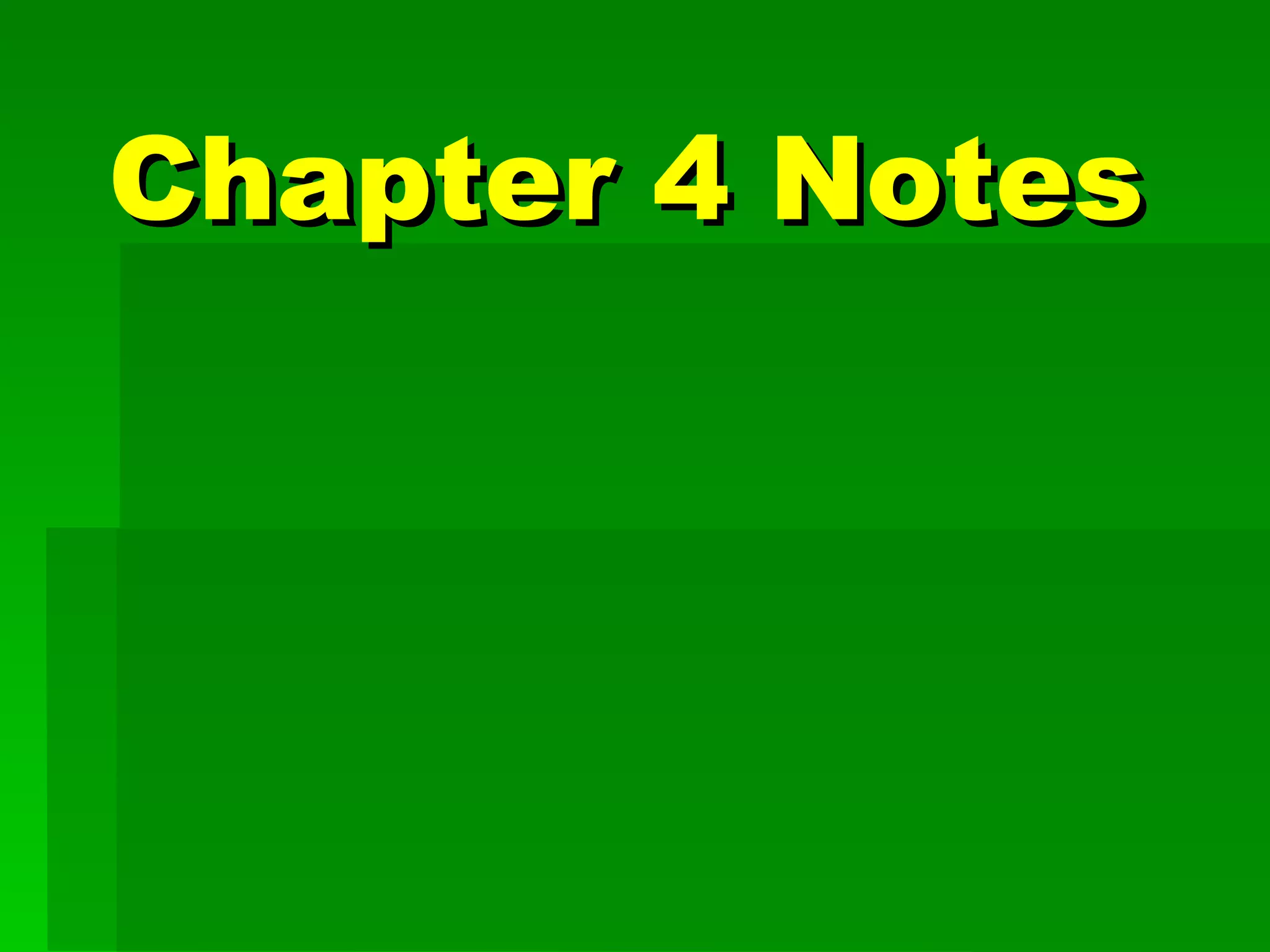 Ch.4 powerpoint | PPT