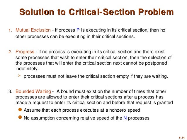Operating Systems Chapter 5 Process Synchronization