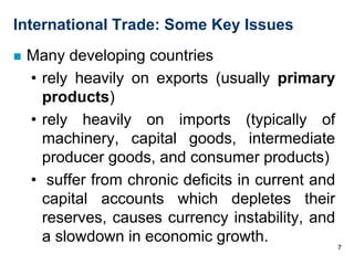 International Trade, Globalization, and Economic Development: Key ...