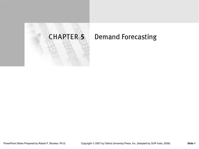 Ch. 5-demand-forecasting(2) | PPTX | Desktop Publishing | Computer Software and Applications