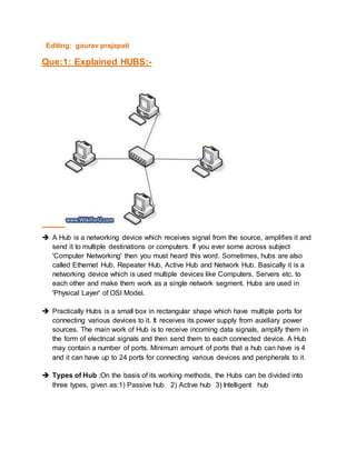 Ch 5-network devices | DOCX
