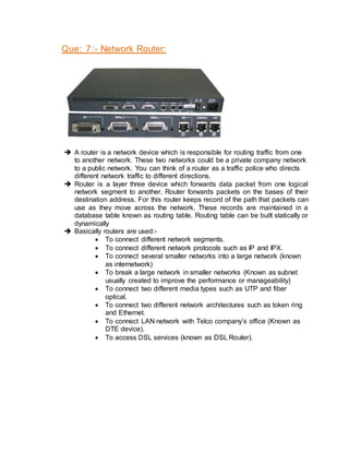 Ch 5-network devices | DOCX