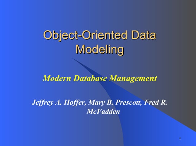 Ch 5 O O Data Modeling Class | PPT | Programming Languages | Computing