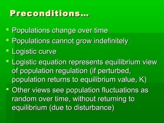 Ch. 5 population regulation part | PPT