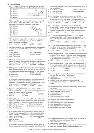 Ch.5 a test newton's laws of motion | DOC