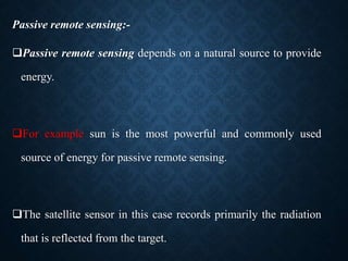 Ch 5 b remote sensing | PPTX