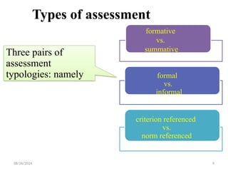 CHapter five about Continuous Assessment | PPTX
