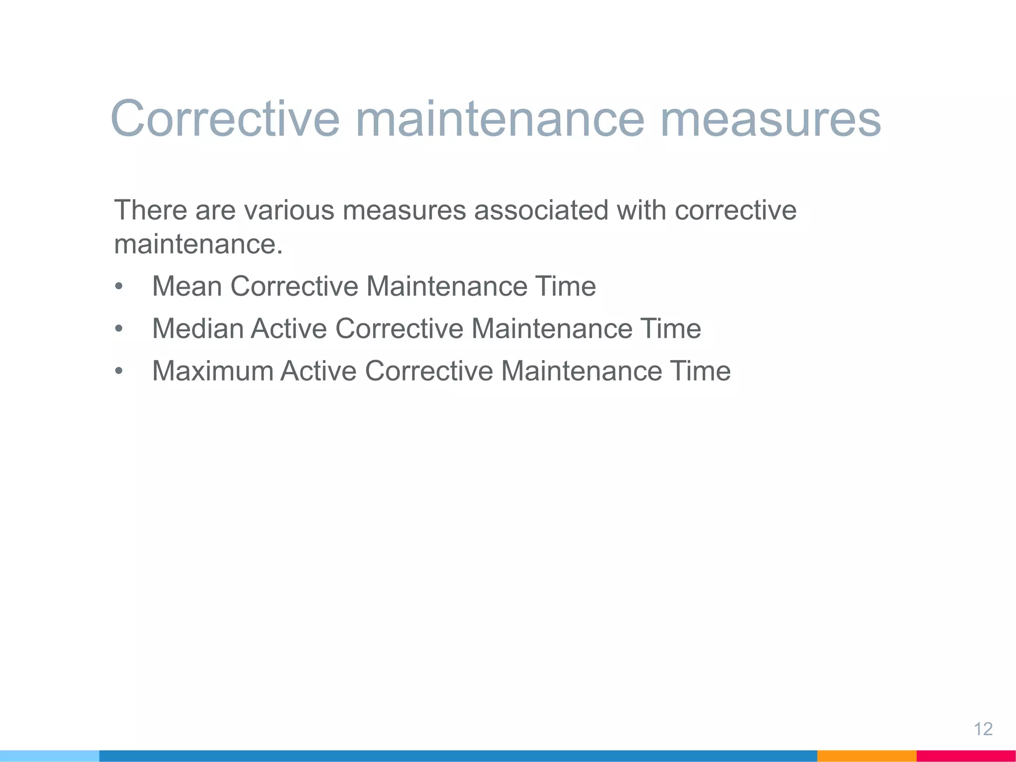 Corrective maintenance | PPTX