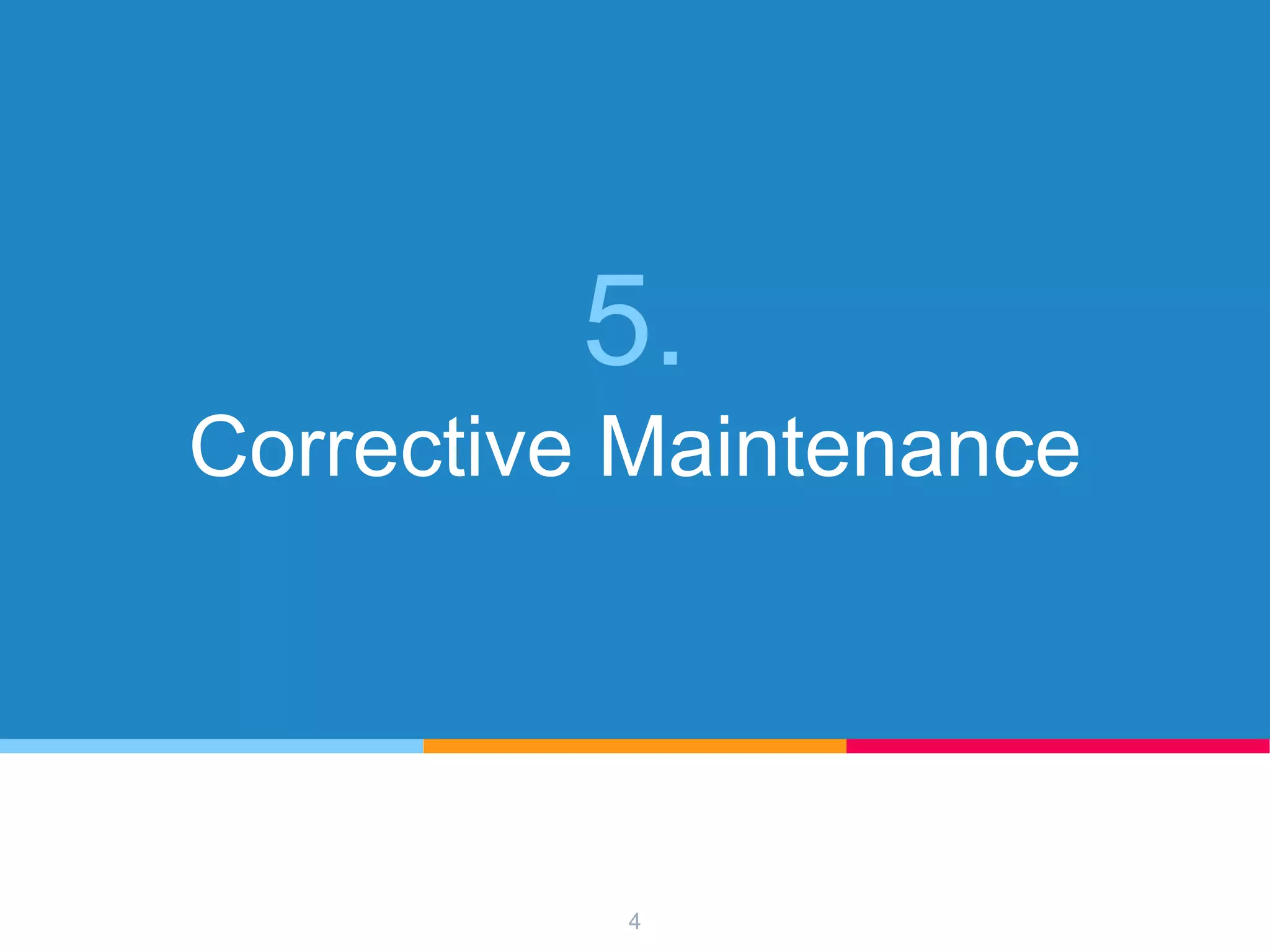 Corrective maintenance | PPTX