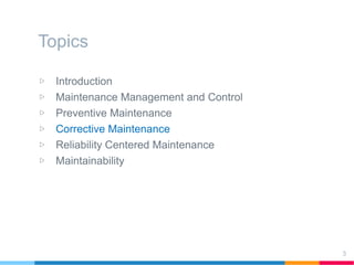 Corrective maintenance | PPTX
