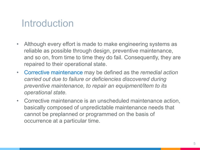 Corrective maintenance | PPTX | Auto Repair | Automotive