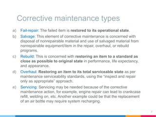 Corrective maintenance | PPTX