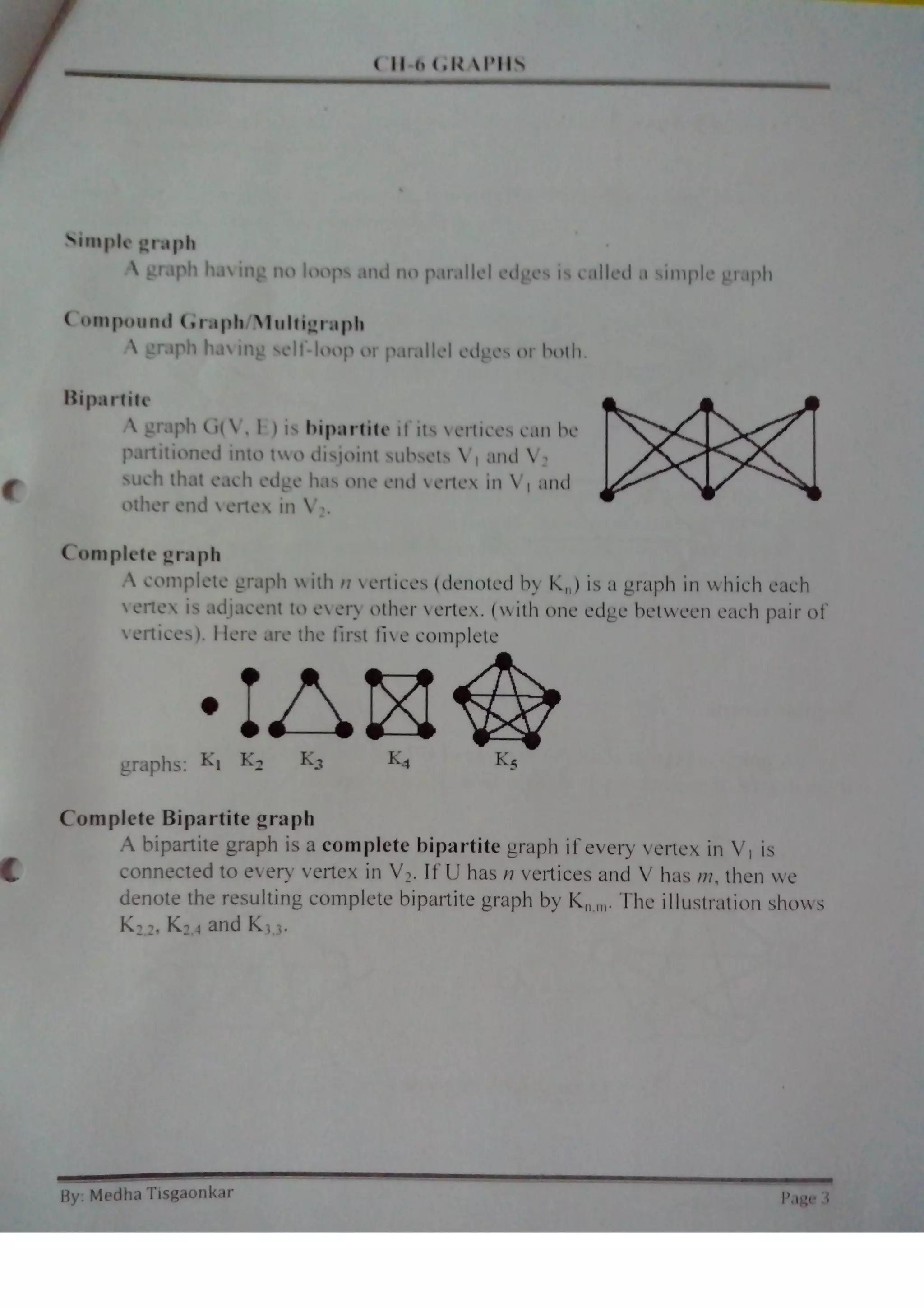 Chapter 5: GRAPHS | PDF