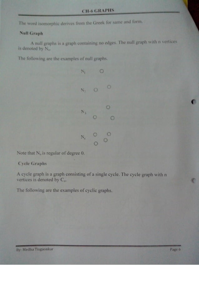 Chapter 5: GRAPHS | PDF