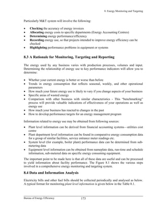 Energy Monitoring & targeting | PDF