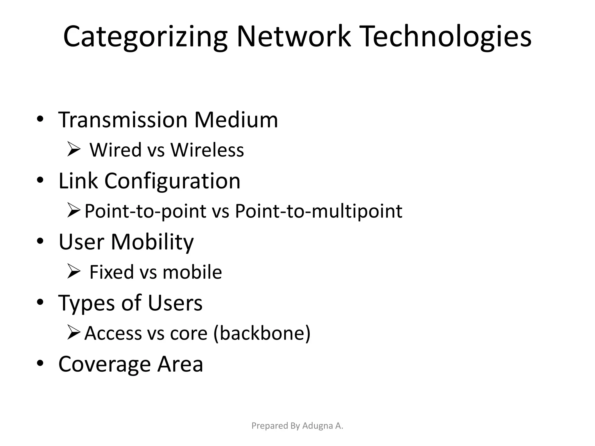 Computer Networking Lan And Wan Technologies Pptx Computer Networking Computing