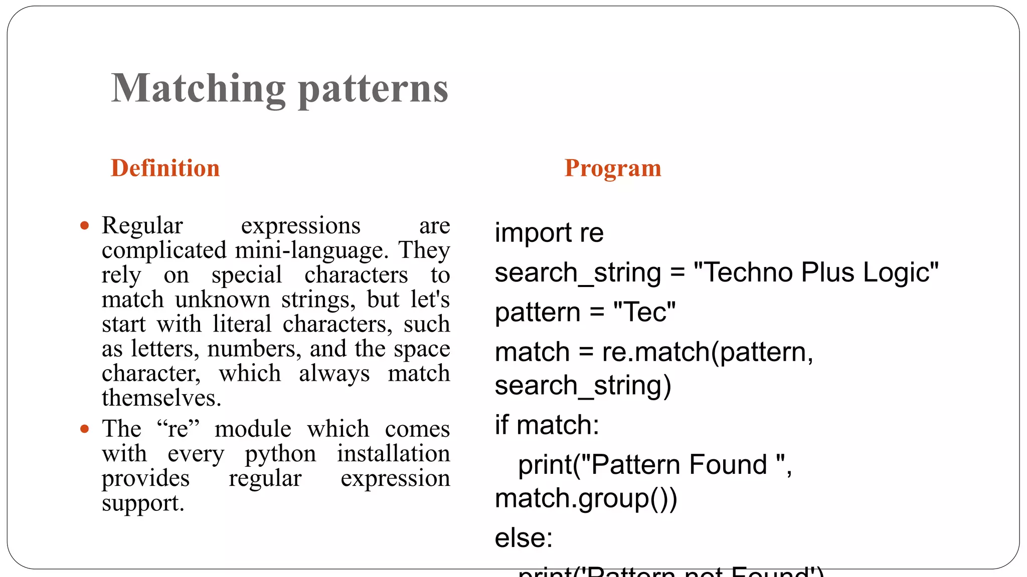 Standard Libraries in Python Programming | PPTX Standard Libraries in Python Programming | PPTX