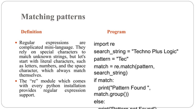 Standard Libraries in Python Programming | PPTX | Programming Languages ...