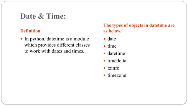 Standard Libraries In Python Programming Pptx Programming Languages Computing 