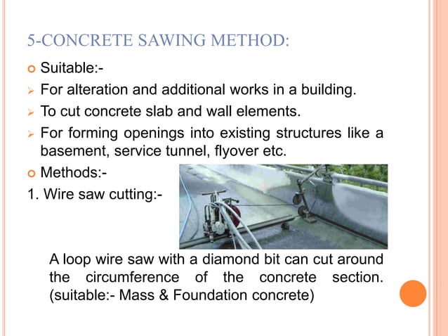 DEMOLITION AND DISMANTLING TECHNIQUES | PPTX