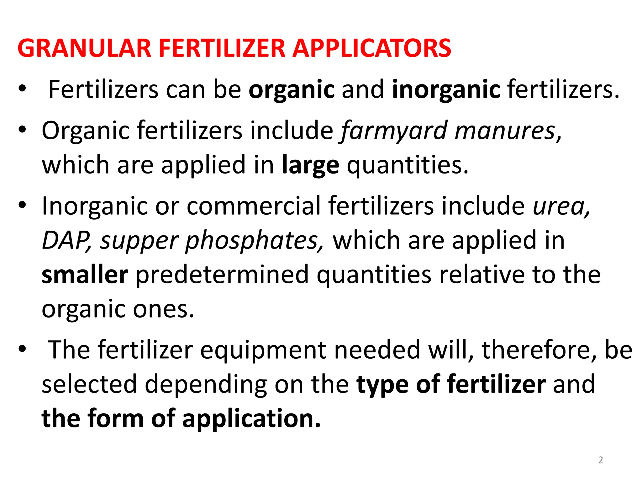 Ch- 6 fertilizer.pptx:applications of fertilizer | PPTX