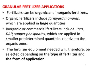 Ch- 6 fertilizer.pptx:applications of fertilizer | PPTX
