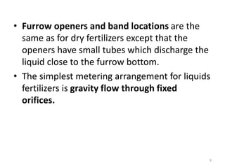 Ch- 6 fertilizer.pptx:applications of fertilizer | PPTX