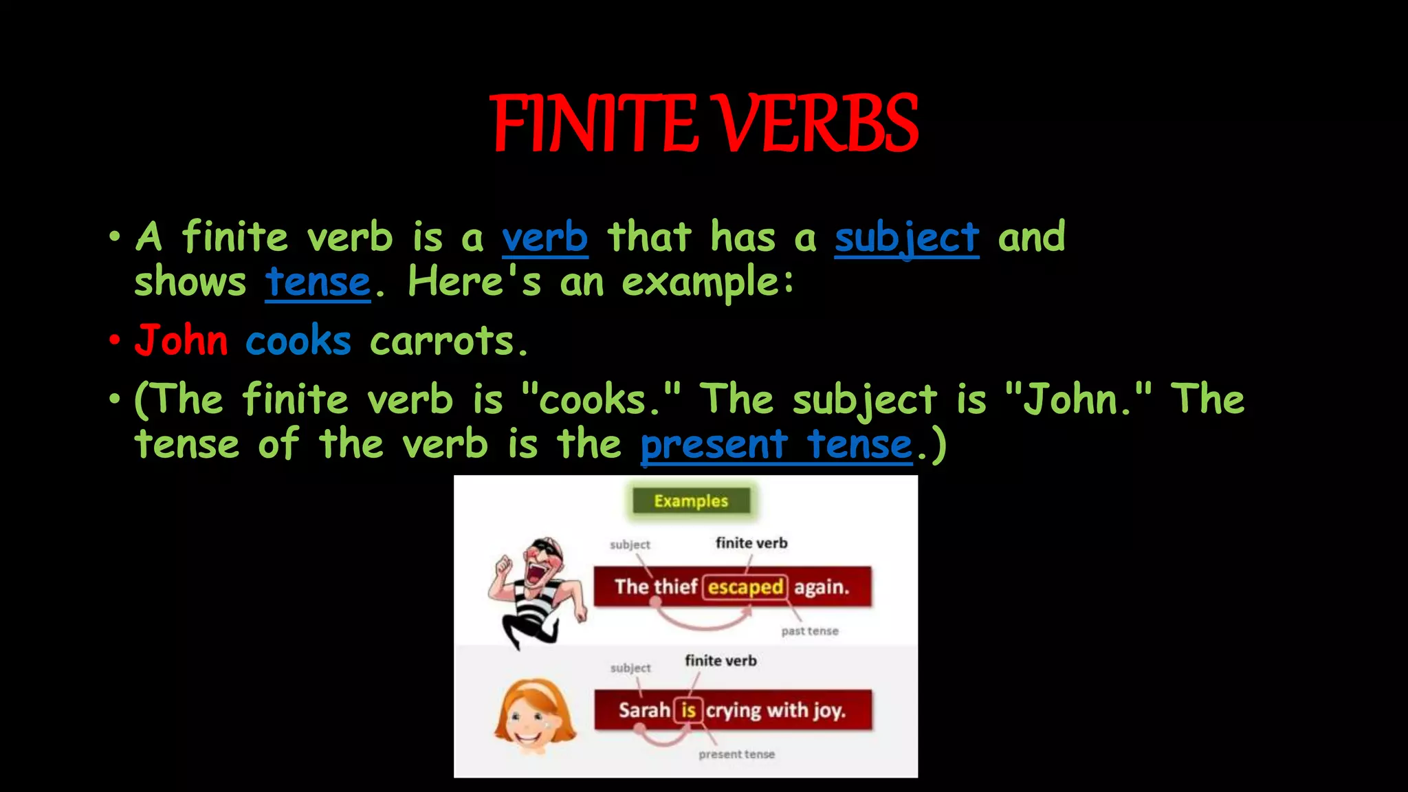 Ch 6 finite and non-finite verbs | PPTX