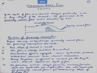 Gradually varied flow | PPT