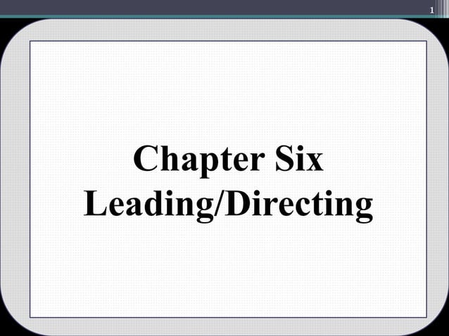 CH - 6 Leading.pptx
