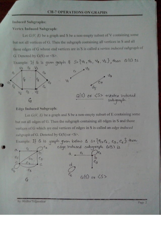 Chapter 6: OPERATIONS ON GRAPHS | PDF