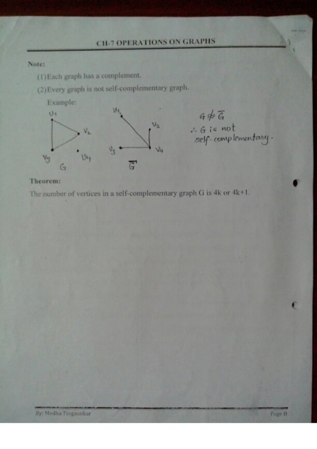 Chapter 6: OPERATIONS ON GRAPHS | PDF