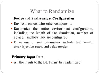 Ch 6 randomization | PPTX
