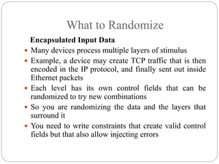 Ch 6 randomization | PPTX