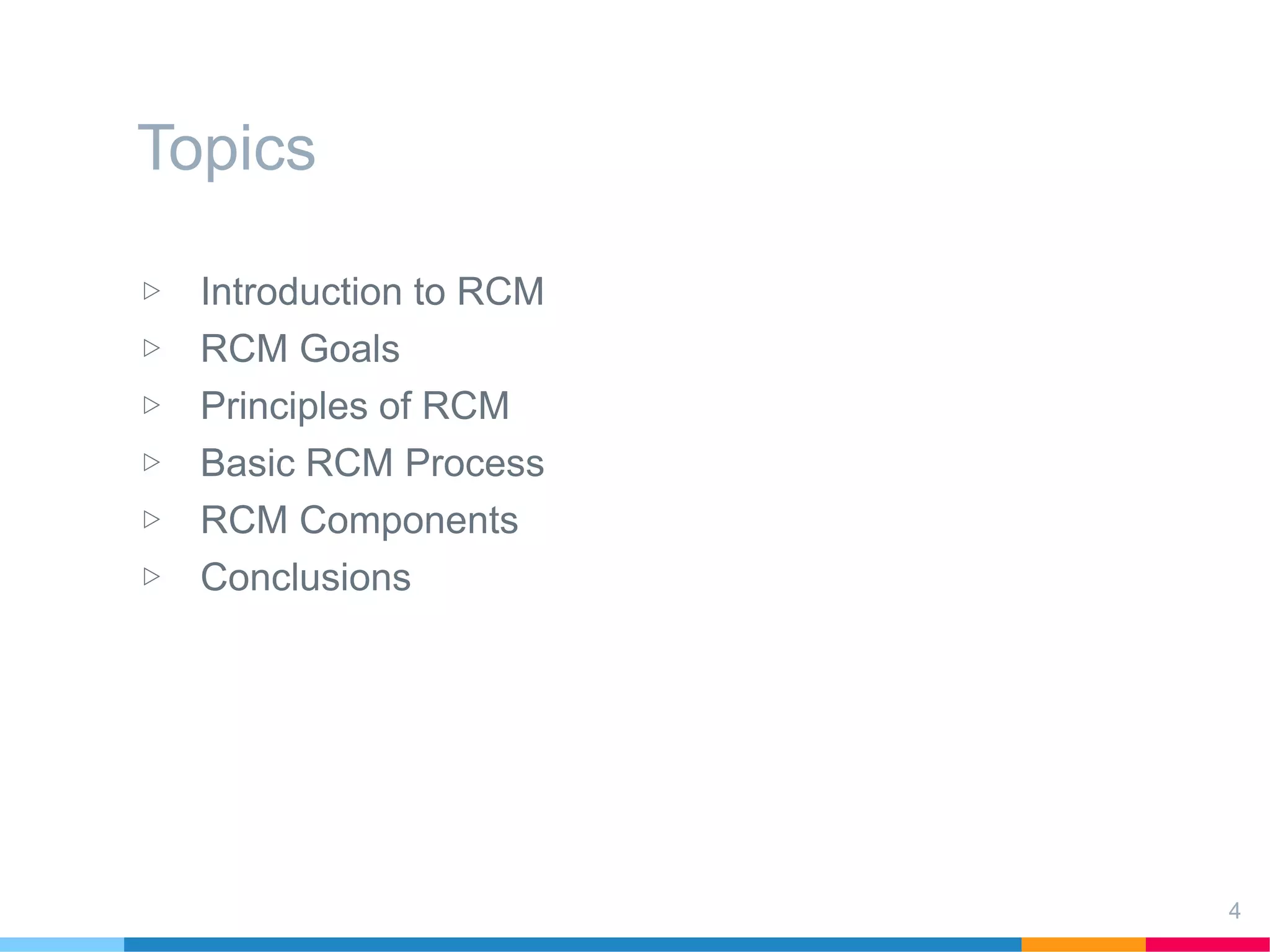 Reliability Centered Maintenance | PPTX