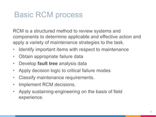 Reliability Centered Maintenance | PPTX