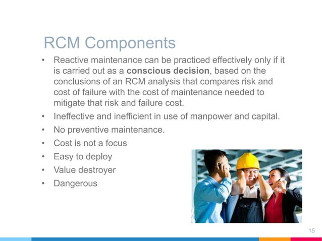 Reliability Centered Maintenance | PPTX
