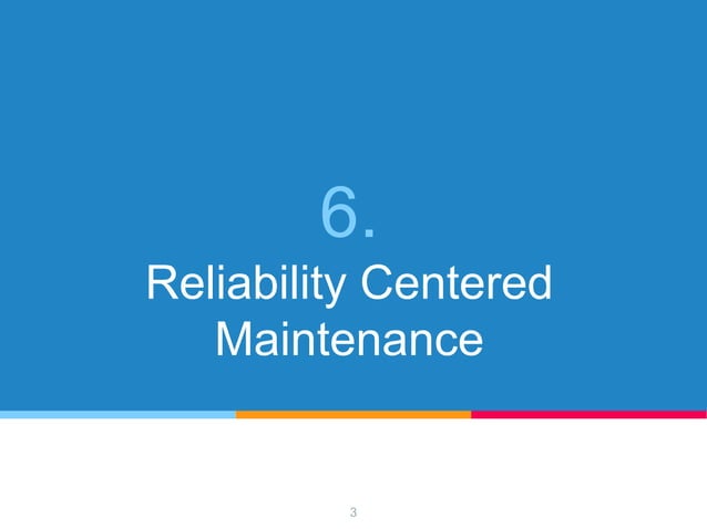 Reliability Centered Maintenance | PPTX