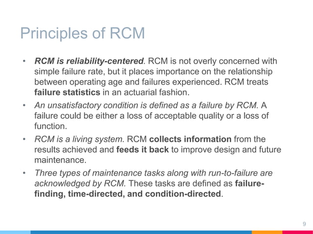 Reliability Centered Maintenance | PPTX