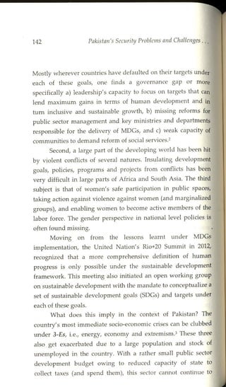 Sustainable Economic Development in Pakistan | PDF